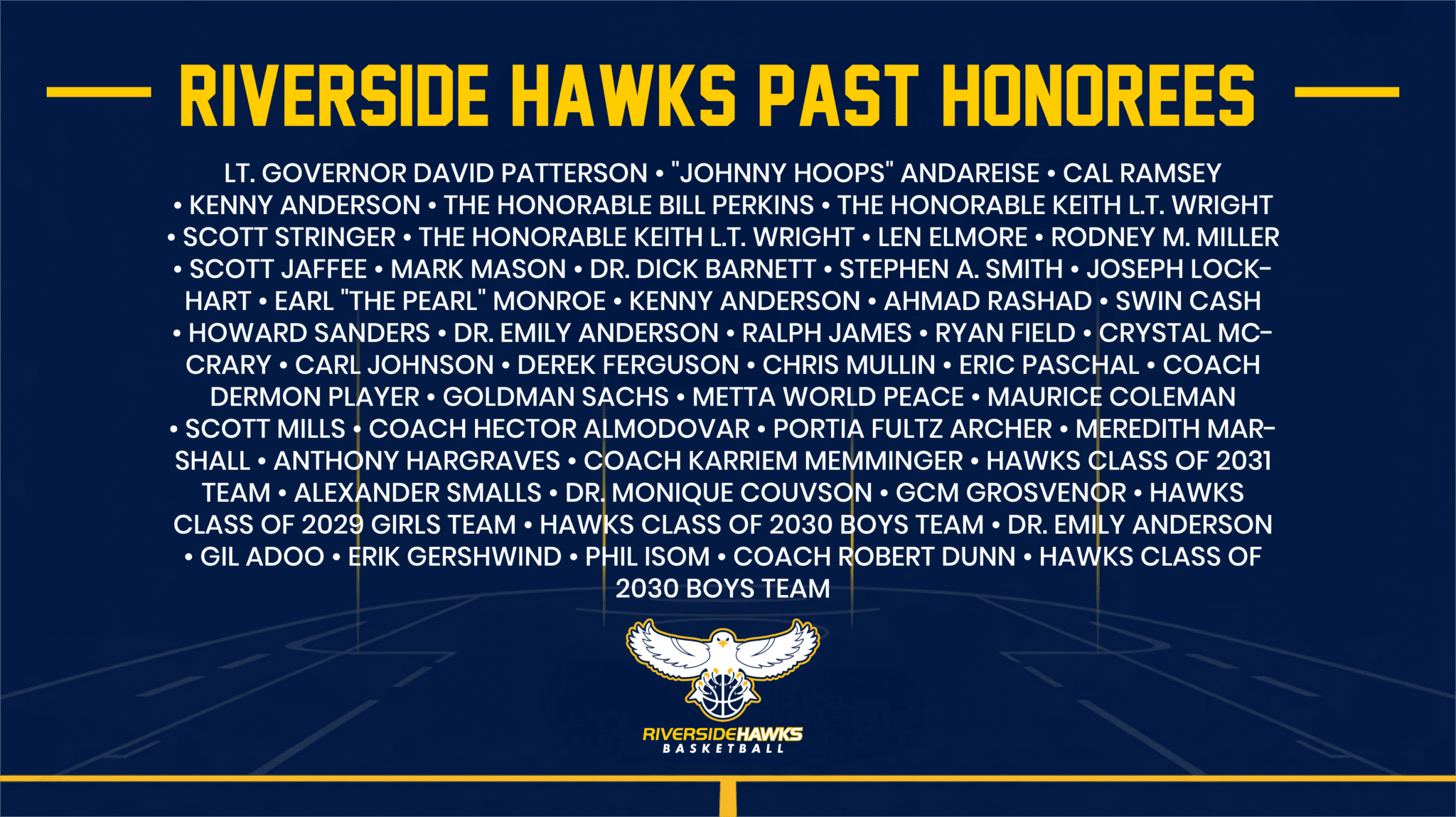 2025 Annual Gala | Riverside Hawks